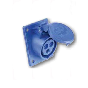 16A 4P INCLINED RECESSED INDUS SOCKET | Elecsa Tunisie